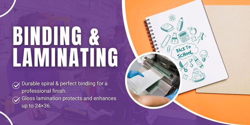 Binding & Laminating Services in New Orleans | Professional & Same-Day Options